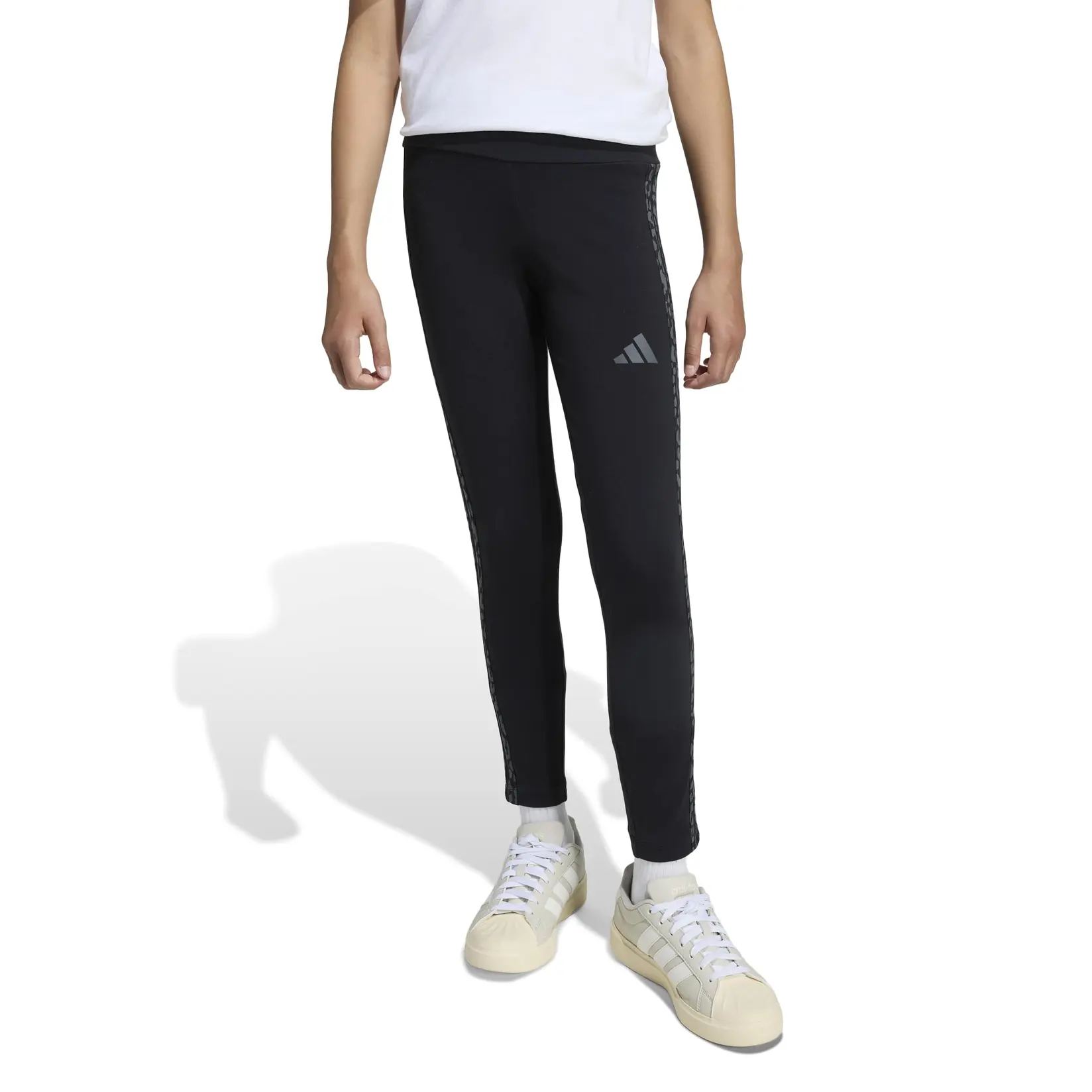 Adidas Helanke za devojčice Jg An 3S Leg KB6977, Crne