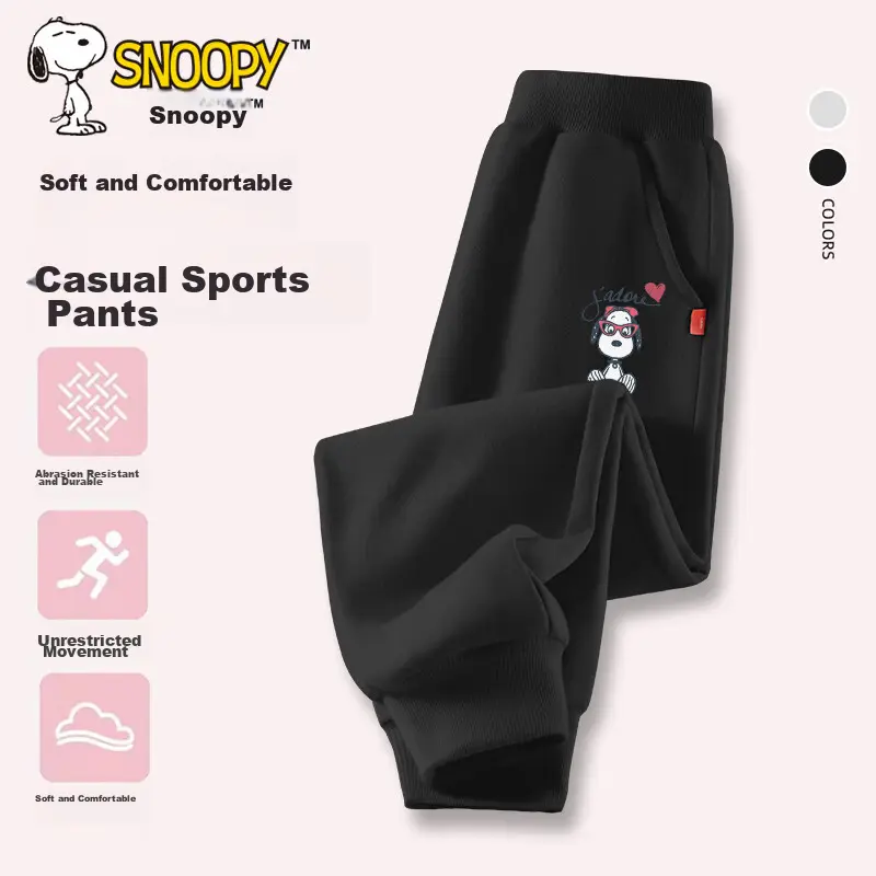 Snoopy Dečije pantalone, Crne