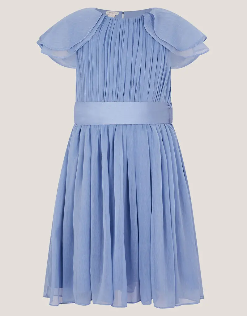 Monsoon Children Haljina za devojčice Ava Chiffon, Plava