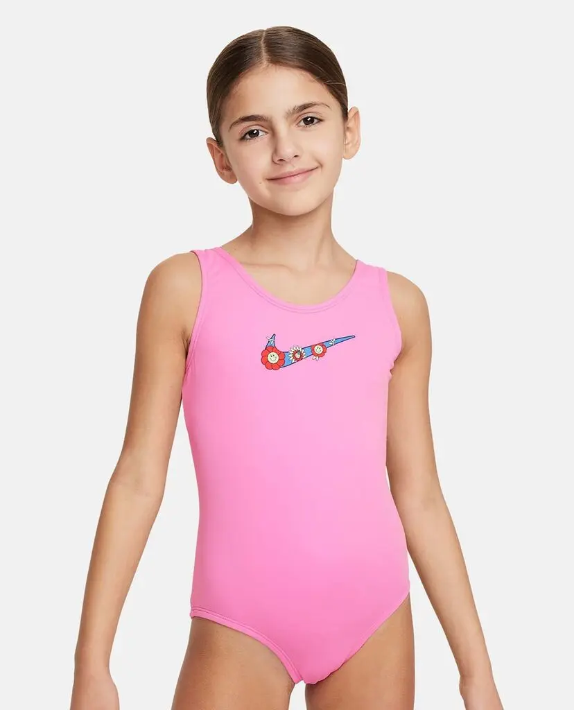 Nike Kupaći kostim za devojčice U-back One Piece NESSE724-652, Roze