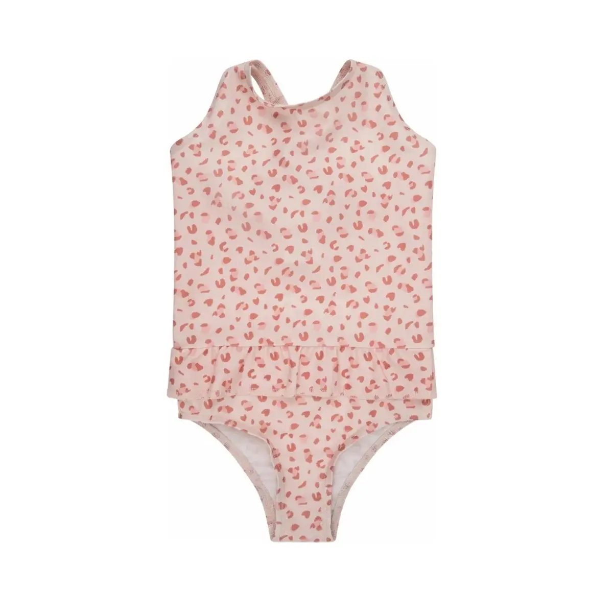 Swim Essentials Jednodelni kupaći kostim za devojčice, Svetloroze