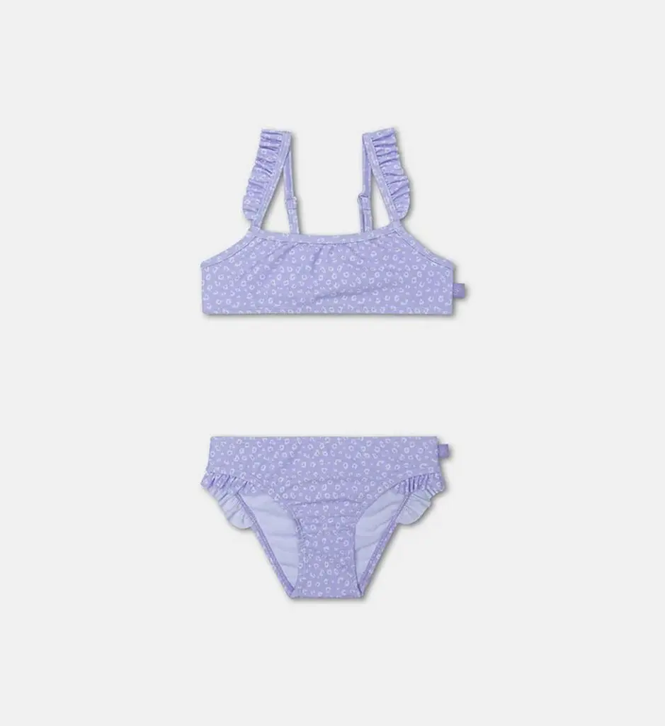 Swim Essentials Dvodelni kupaći kostim za devojčice, Ljubičasti