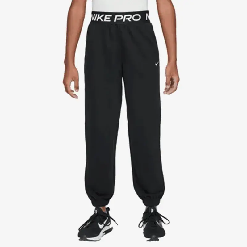 Nike Dečiji donji deo trenerke DF Fleece HV0289, Crni