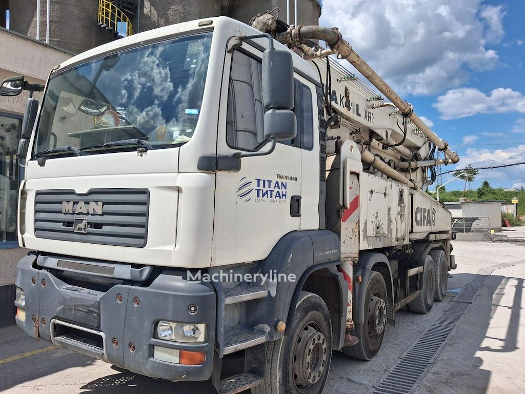 Cifa K 41 na šasiji MAN TGA 41.440 pumpa za beton