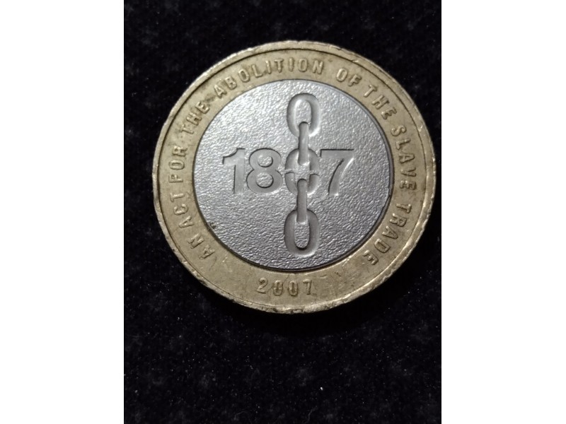 2 funte 2007 velika britanija jubilarna