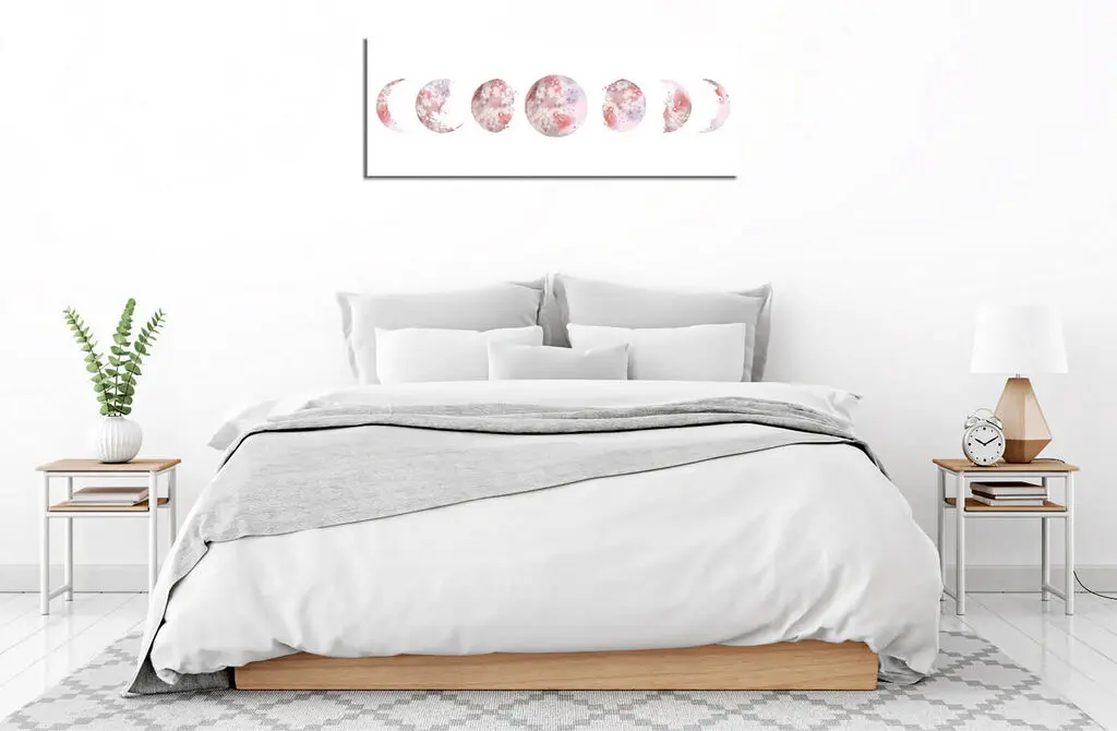Wallity Dekorativna slika na platnu, 30x80cm, Šarena