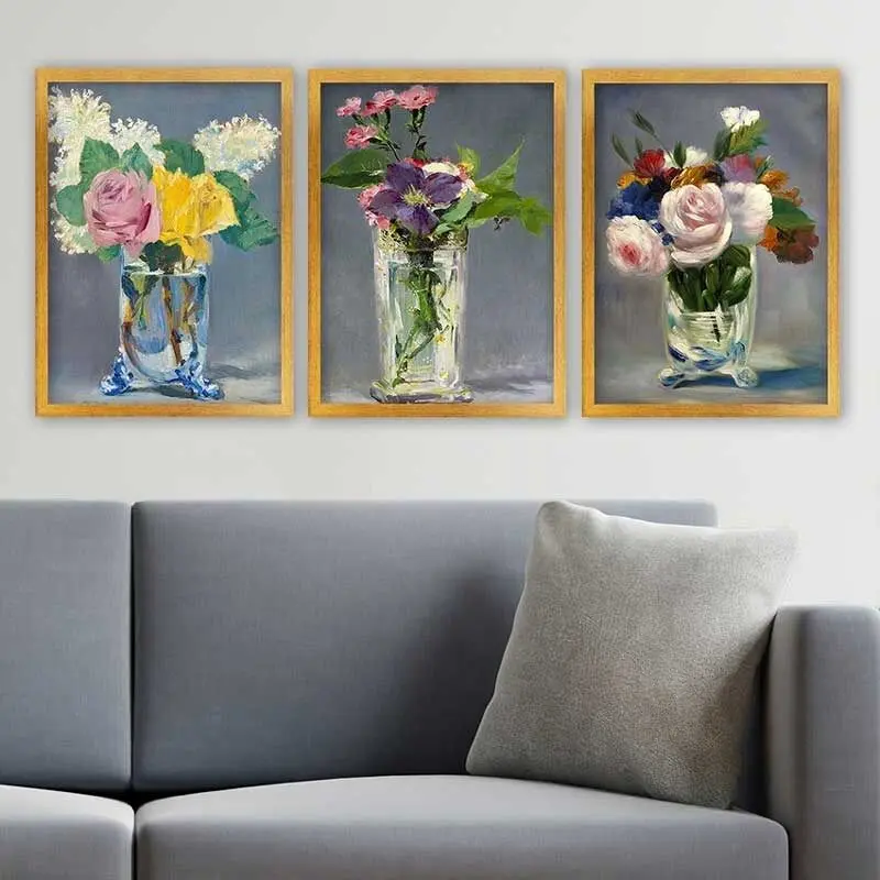 Wallity Set uramljenih slika 3AC_UN7124565, 3 Dela
