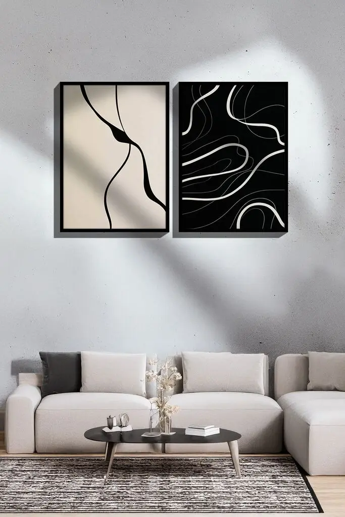 Wallity Uramljena slika Ersy2Limodel10, 33x48 cm, 2 dela