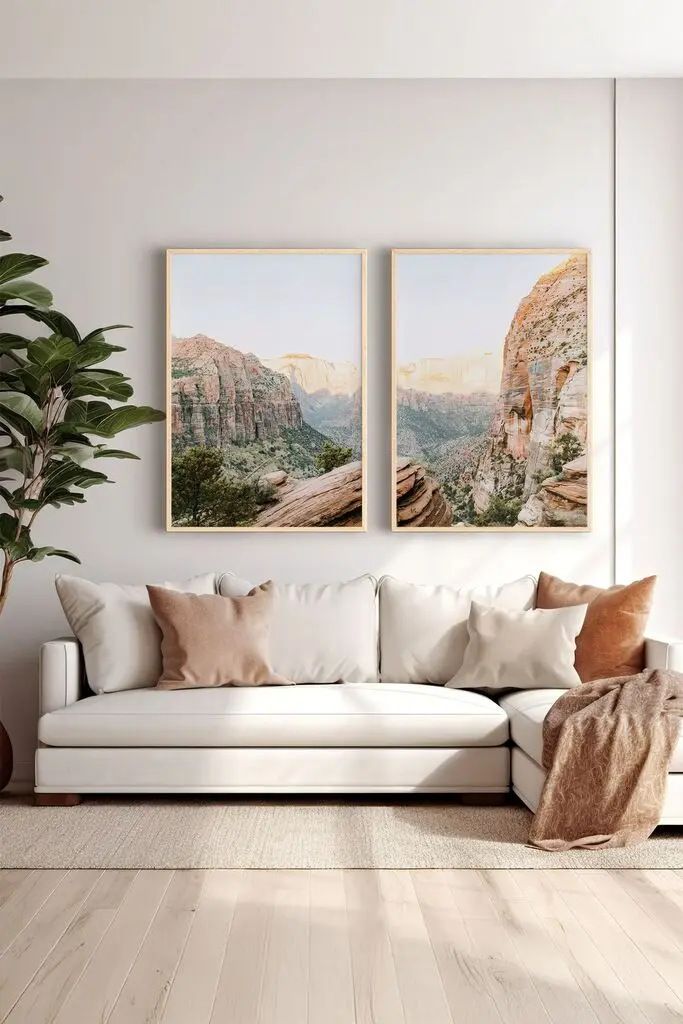 Wallity Uramljena slika Ersy2Limodel28, 33x48 cm, 2 dela