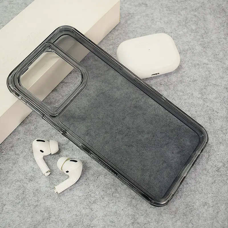 Maska za Honor X6c Color Transparent crna