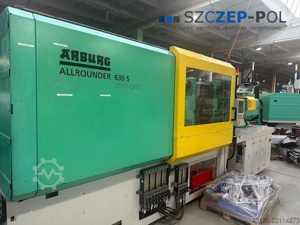 Mašina za brizganje plastike
Arburg 630S 2500-1300 ECO