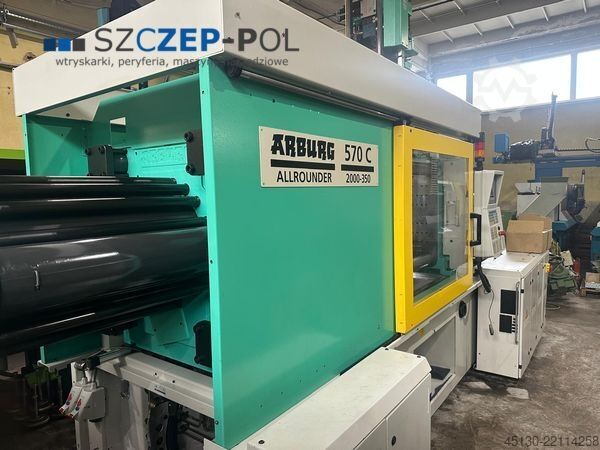 Mašina za brizganje plastike
Arburg 570C 2000-350/150