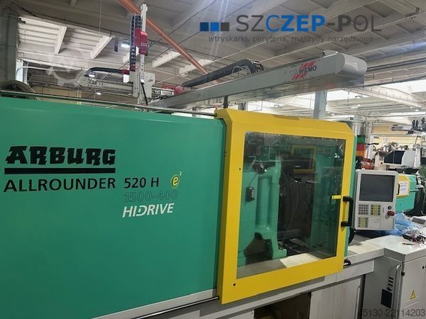 Mašina za brizganje plastike
Arburg 520H 1500-400 e²
