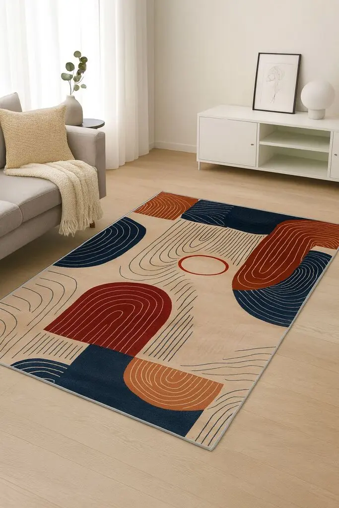 Conceptum Hypnose Tepih BSR-2, Pravougaoni, 100 x 180 cm, Šareni