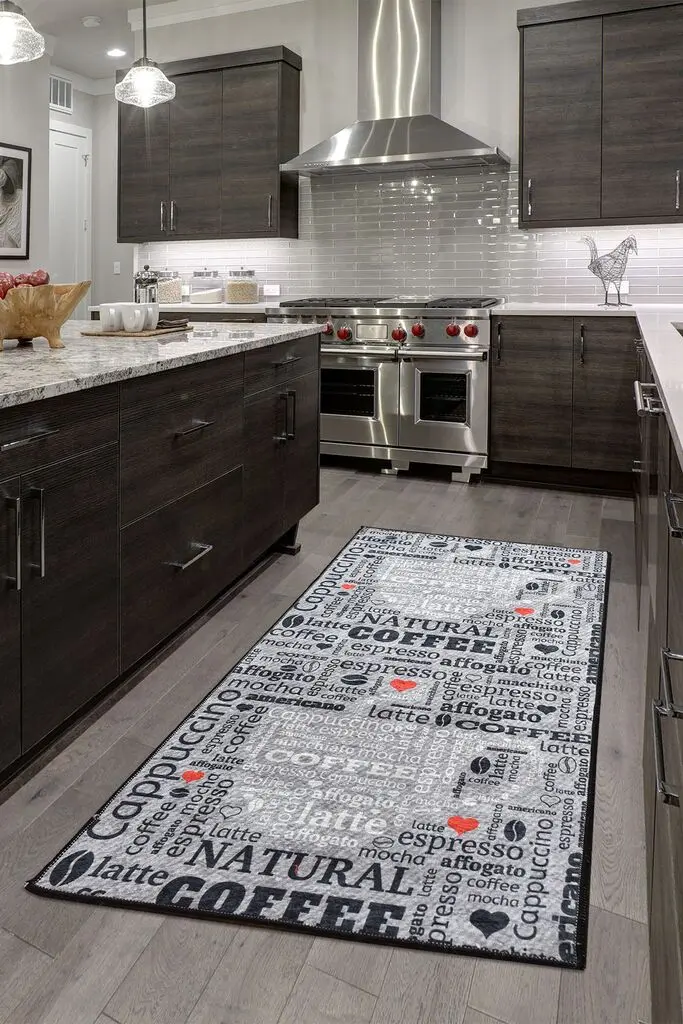 Conceptum Hypnose Tepih Fincan, 80x300cm, Sivi