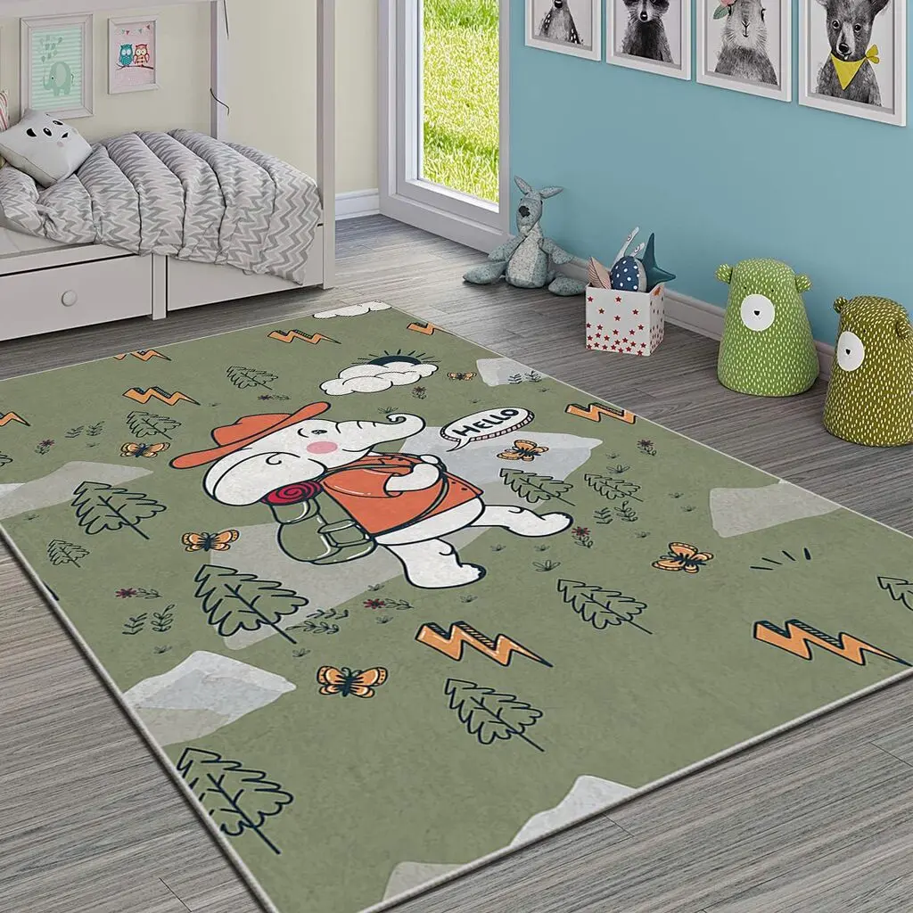 Conceptum Hypnose Tepih Hmi Kdc-61, Pravougaoni, 100 x 140 cm, Maslina