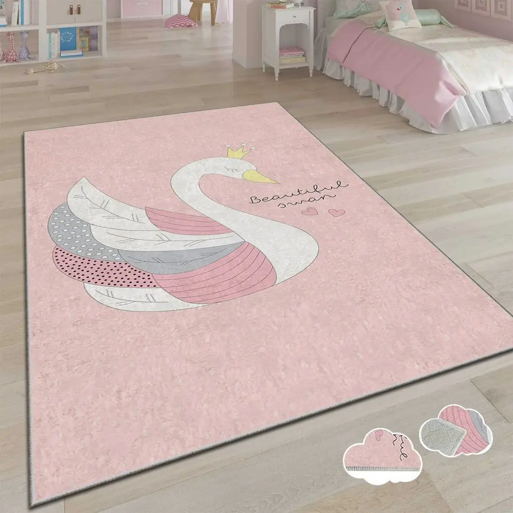Conceptum Hypnose Tepih Alho Chl-3A, Pravougaoni, 140 x 220 cm, Roze