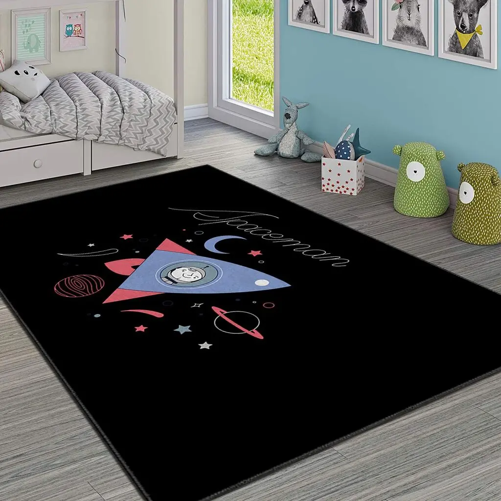 Conceptum Hypnose Tepih Hmi Kdc-30, Pravougaoni, 100 x 140 cm, Crni