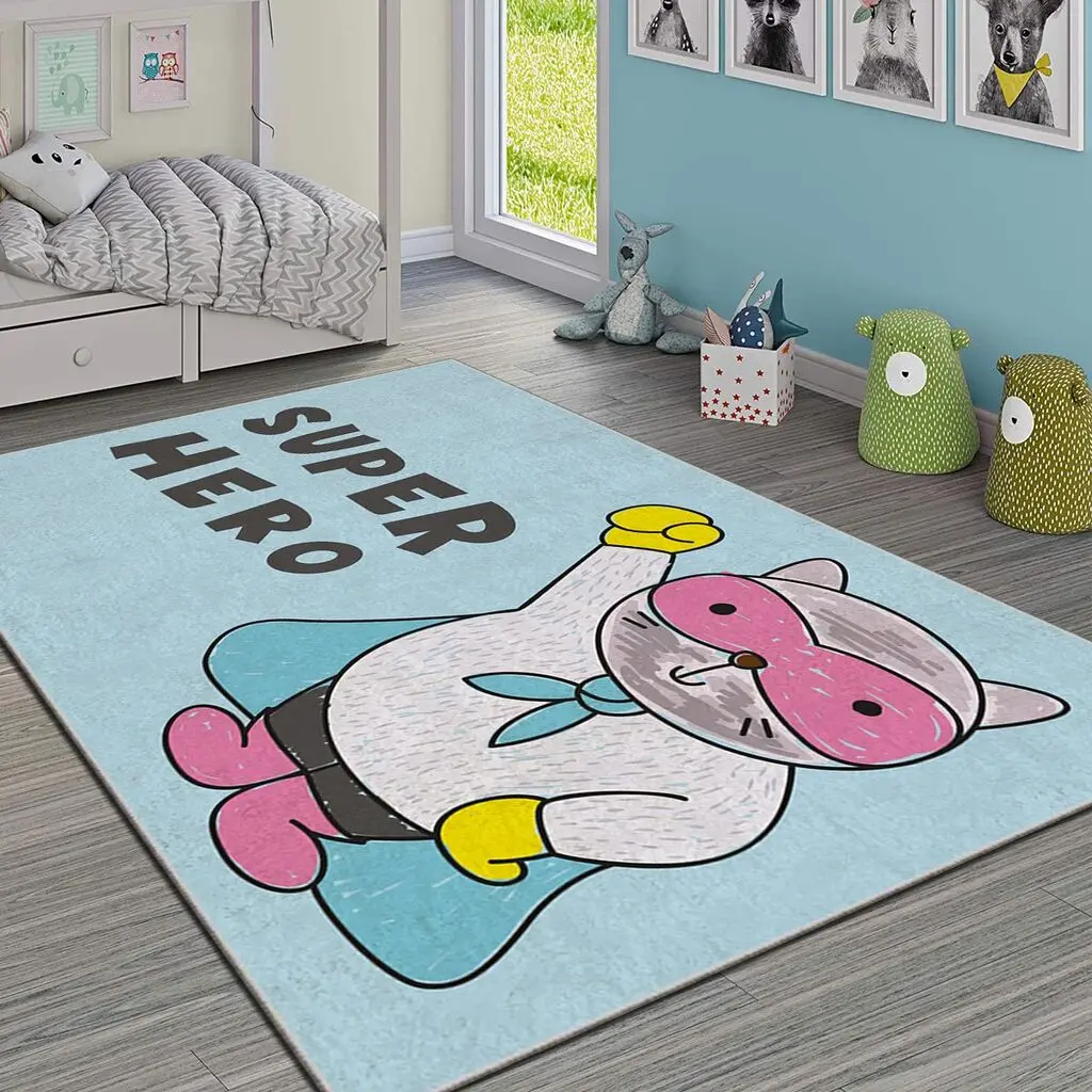 Conceptum Hypnose Tepih Hmi Kdc-26, Pravougaoni, 100 x 140 cm, Svetloplavi