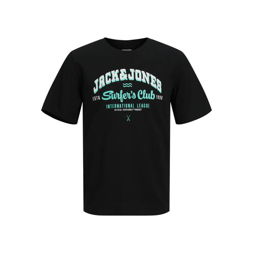 JACK & JONES JUNIOR Majica za dečake 12258876, Crna