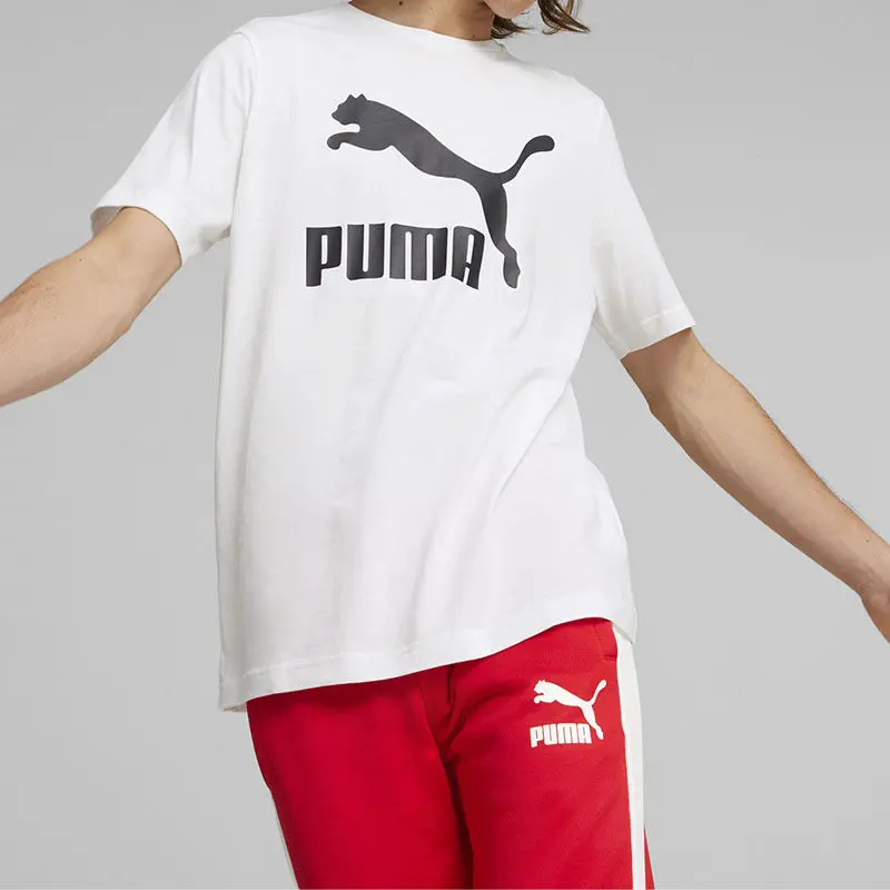 Puma Majica za dečake Classics Logo, Bela