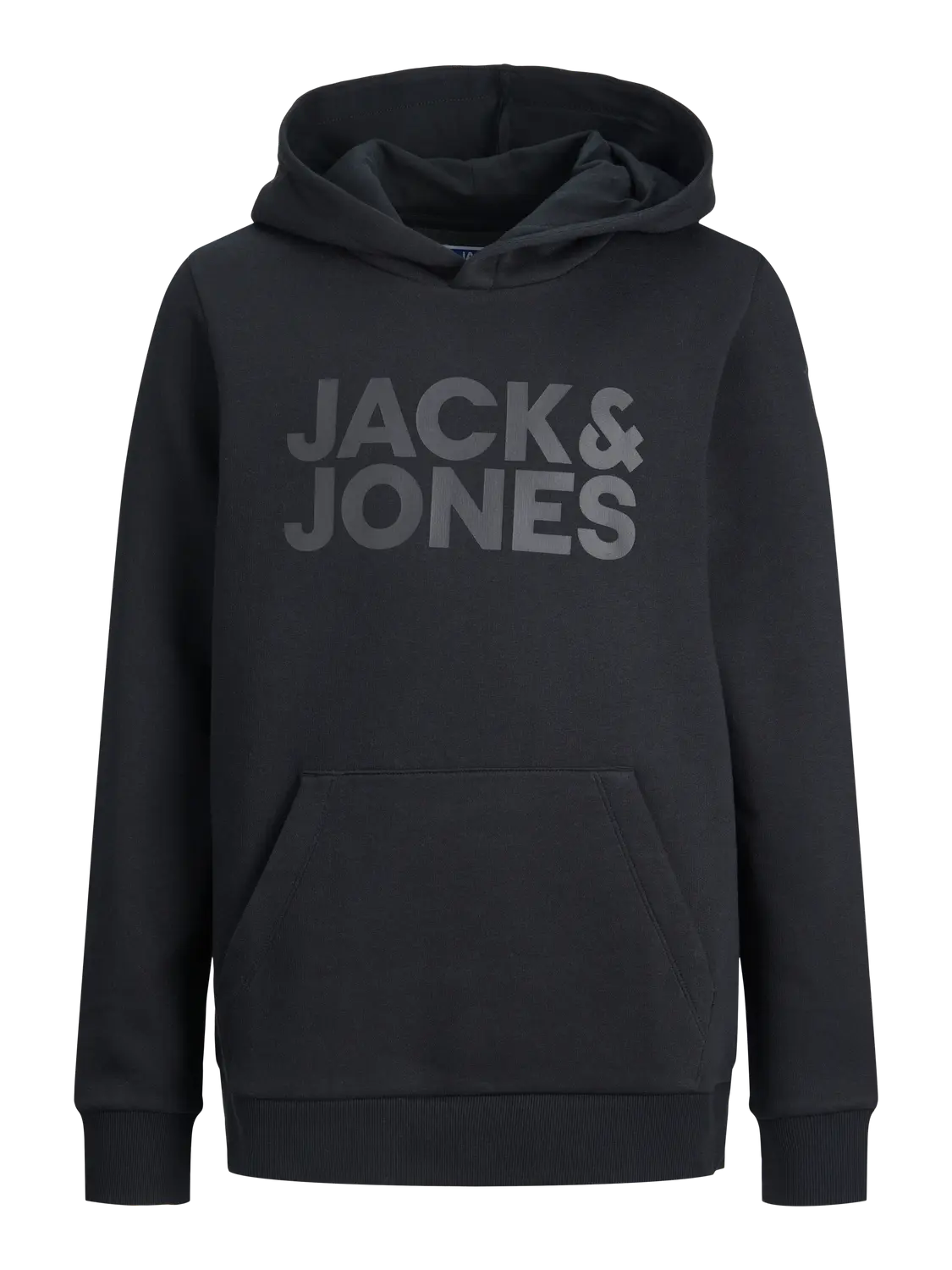 JACK & JONES JUNIOR Duks za dečake 12152841, Crni
