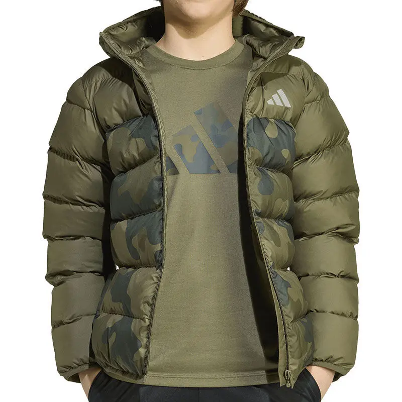 Adidas Jakna za dečake J SD AOP JKT OLISTR, Zelena