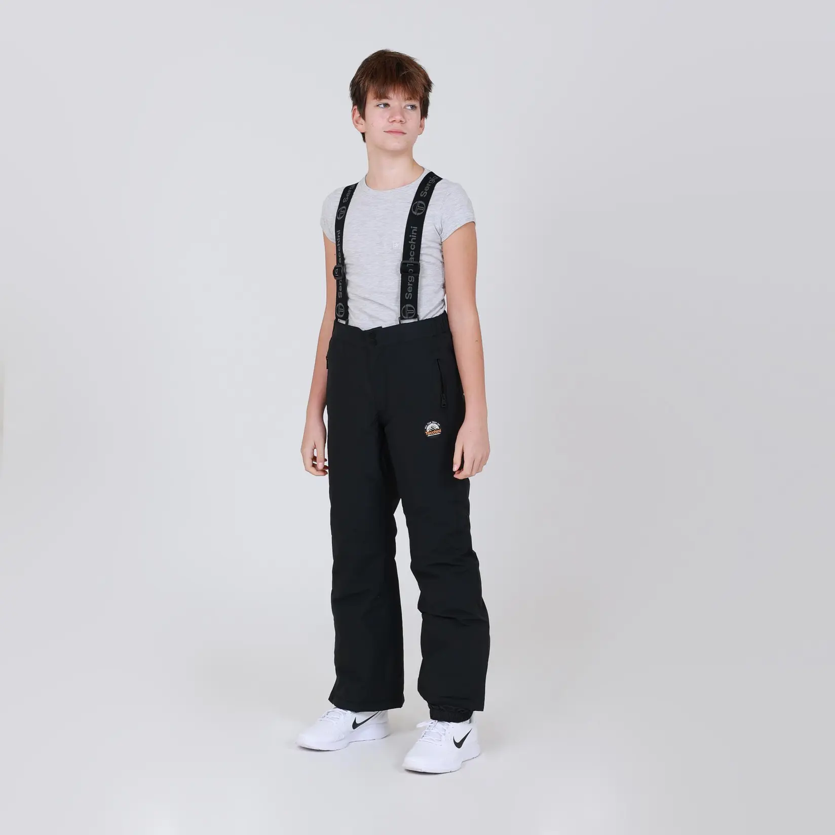 Sergio Tacchini Ski pantalone za dečake Luca BG, Crne