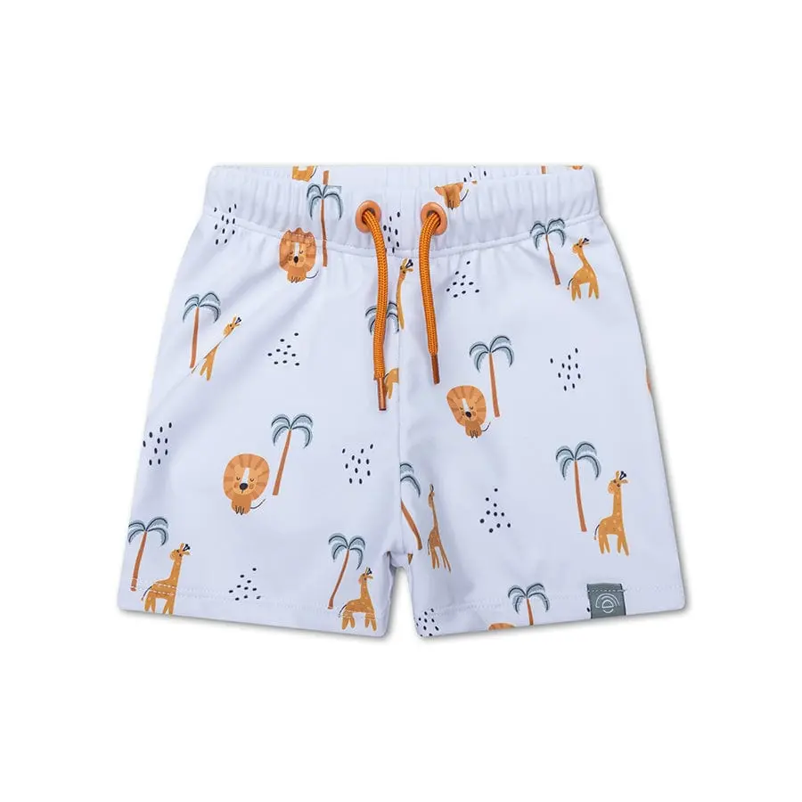 Swim Essentials Šorts za kupanje za dečake, Beli
