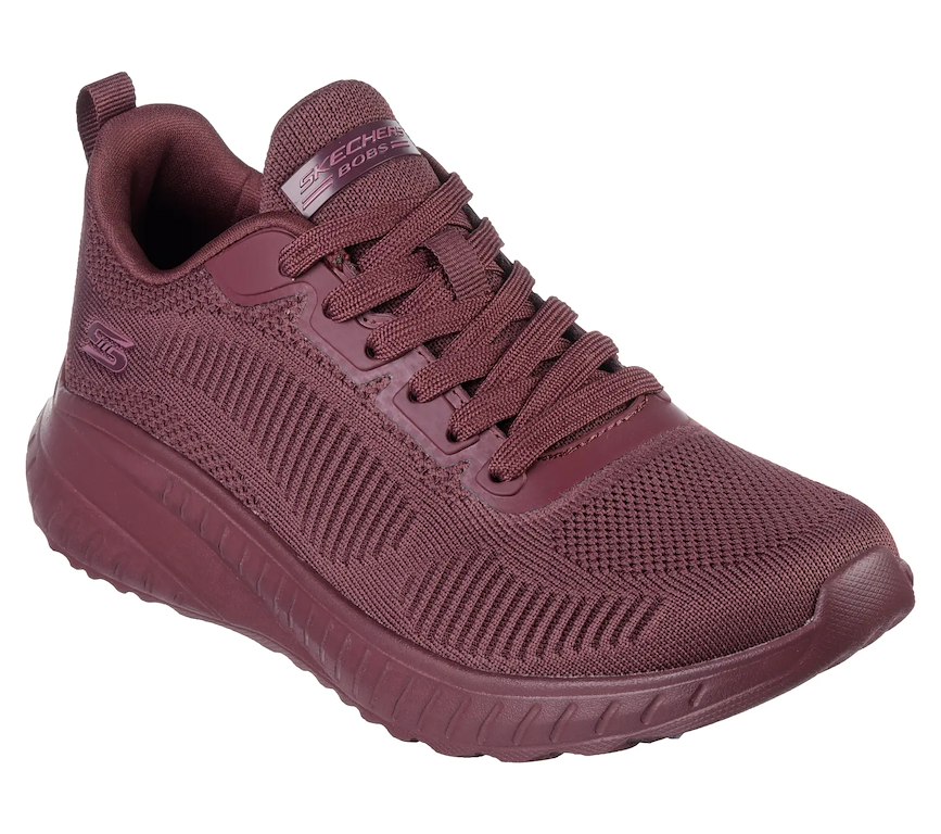 Skechers Ženske patike Bobs Squad Chaos - Face Off, 117209-PLUM, Bordo