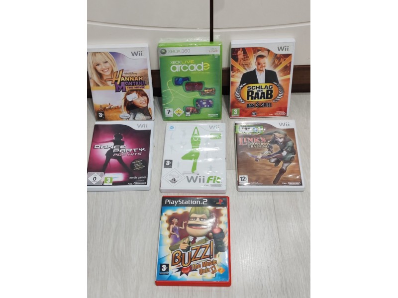Igrice za Wii, Xbox 360 i PS2