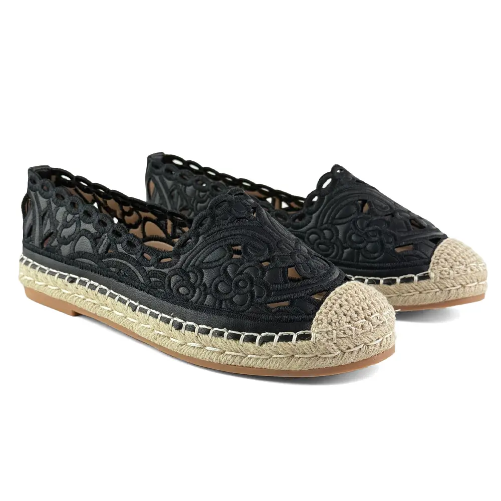 Emelie Strandberg Ženske espadrile, Crne