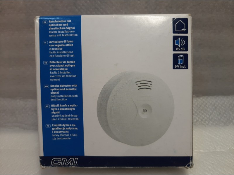NOV NEMAČKI DETEKTOR ALARM ZA DIM CMI EMIL LUX JB-S02