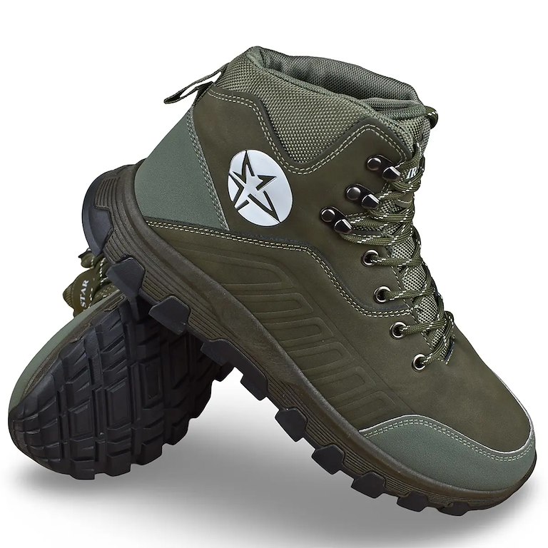 Air Star Muške duboke cipele Army 014245, Maslinaste