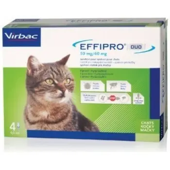 Virbac Effipro Ampula SpotOn za mačke protiv buva i krpelja , 50mg/60mg, 1-6kg