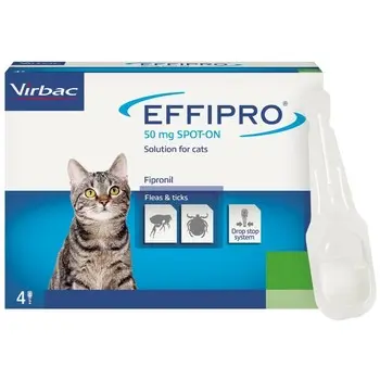 Virbac Effipro Ampula za mačke protiv buva i krpelja