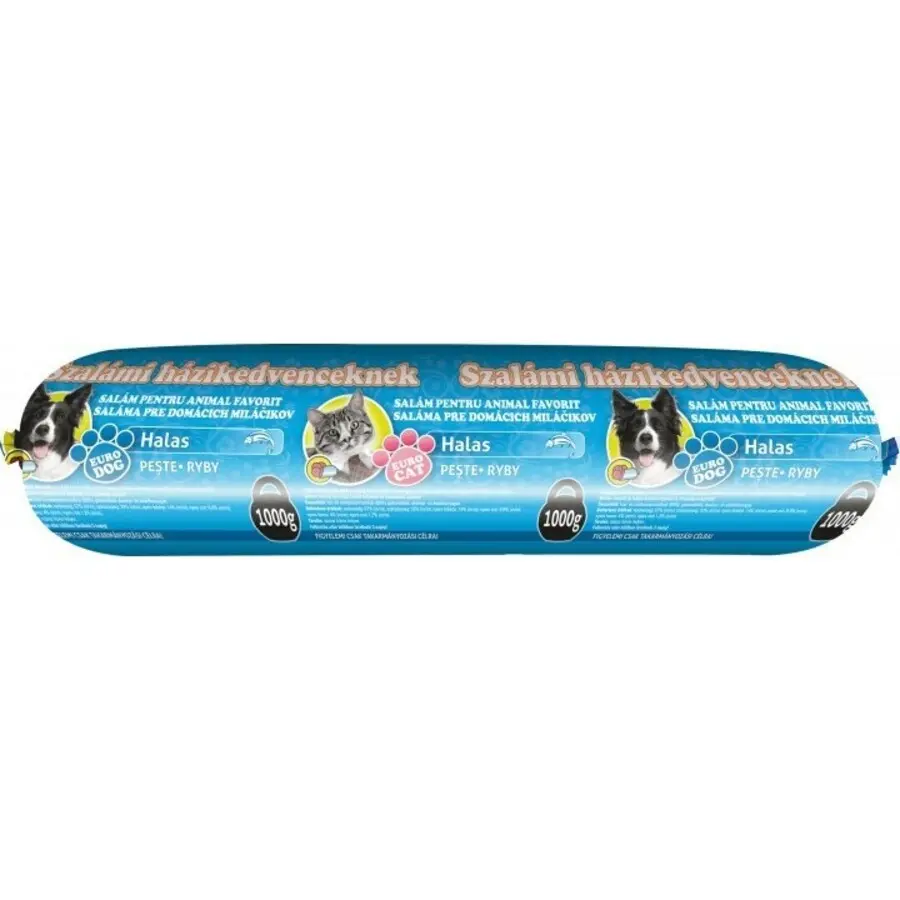 EURODOG Salama sa ribom za pse i mačke 1kg