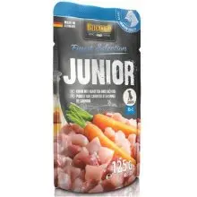 Belcando Vlažna hrana za štence u kesici, kompletan obrok, Finest Selection Junior, piletina sa šargarepom i lososovim uljem, 125g