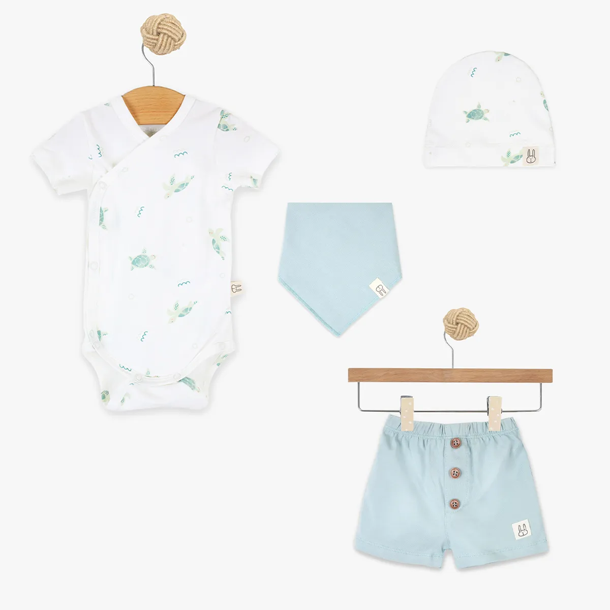 JUST KIDDIN BABY SET "LITTLE SWIMMERS" 4/1 56-62