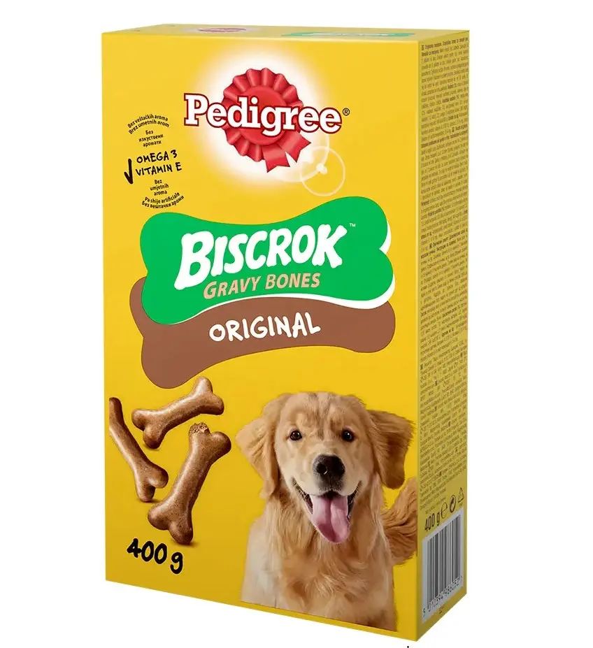 PEDIGREE Biskvit za pse Biscrok Gravy Bones, 400g