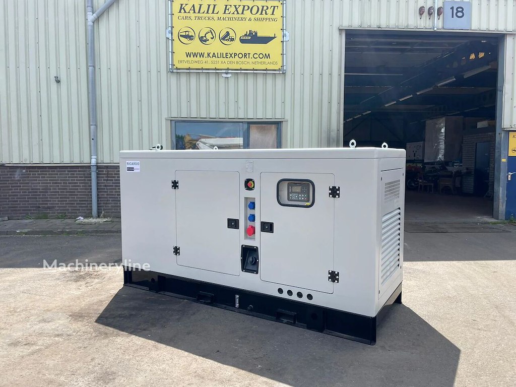 Novi Ricardo 100 KVA (80KW) Silent Generator 3 Phase 50HZ 400V New Unused man diesel generator