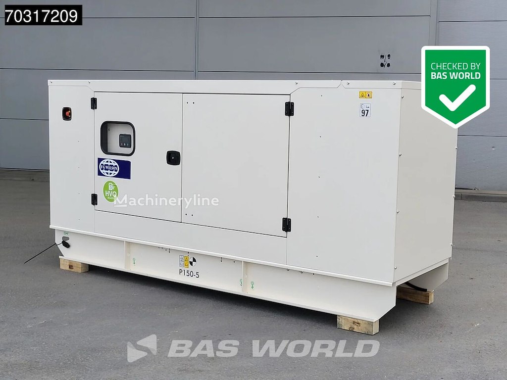 Novi FG Wilson P150-5 150KVA - Perkins engine - Leroy Somer ALT - Warranty diesel generator