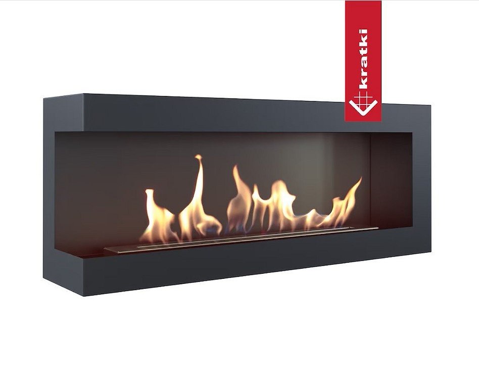 Bio kamin ugaoni DELTA 1200 levi TÜV