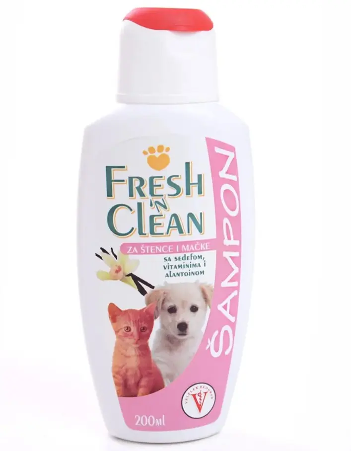 VELELEK Šampon za kratkodlake pse Fresh&Clean, 200ml