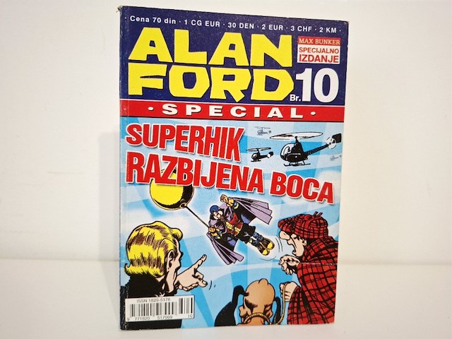 Alan Ford Superhik razbijena boca Special 10