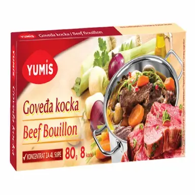 Yumis Kutijica Goveđa kocka, 80g