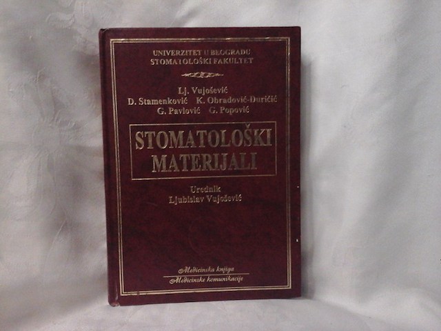 Stomatološki materijali Vujošević Stamenković