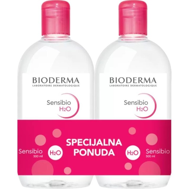Bioderma Sensibio H2O micelarna voda 2X500ml Promo Set