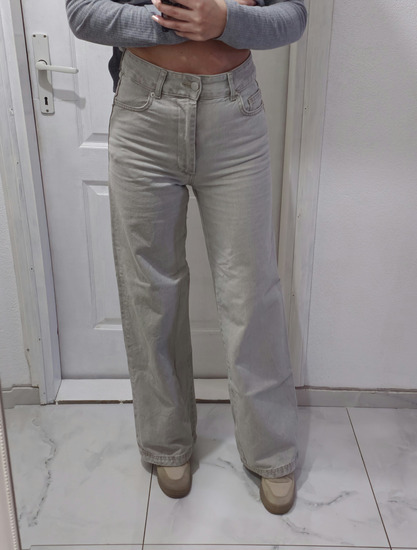 Zara wide leg farmerke visokog struka