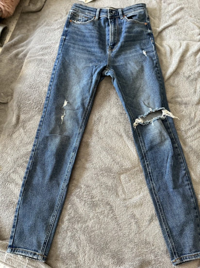 Super high waist farmerke stradivarius